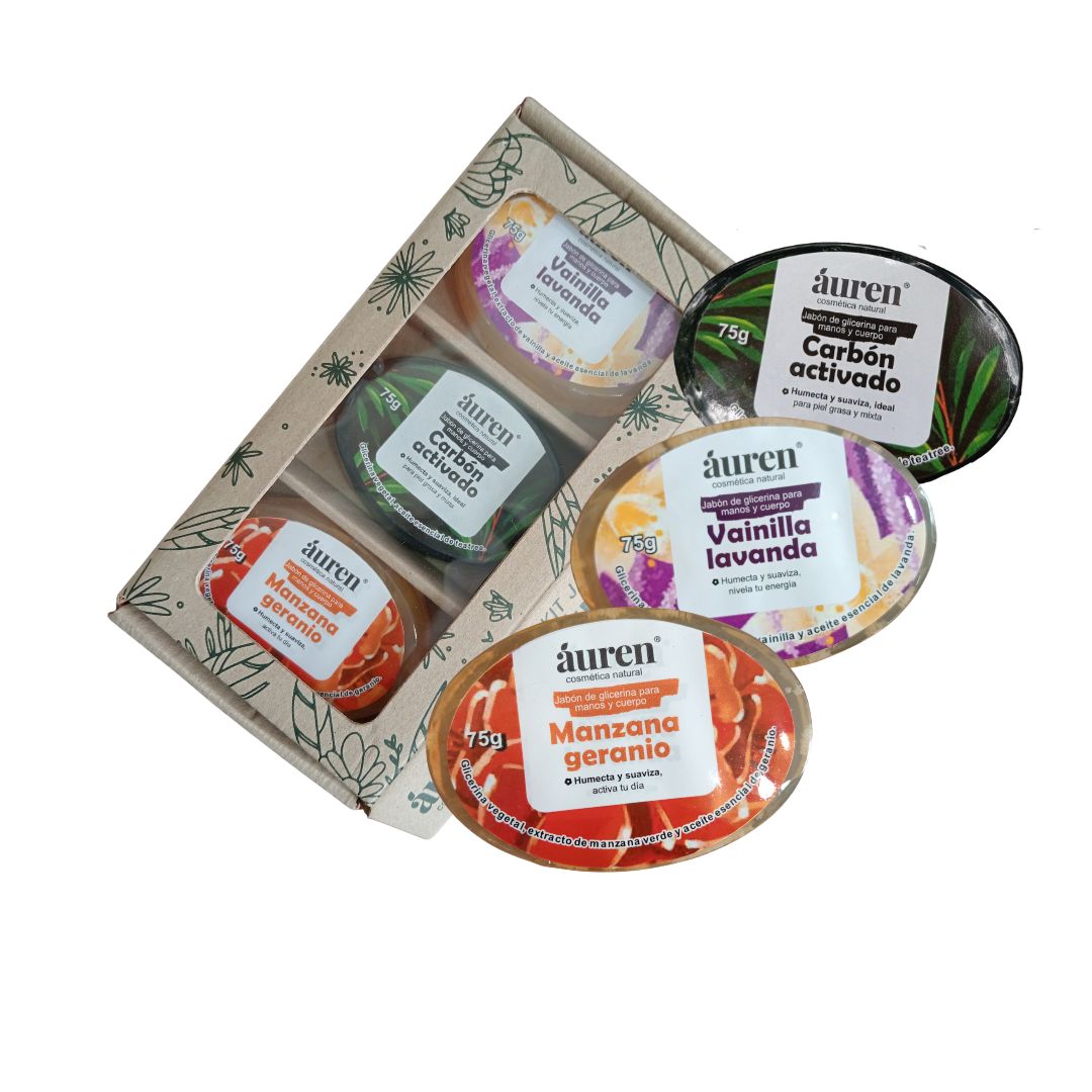 Kit Kuida-t jabones glicerina - Áuren Cosmética